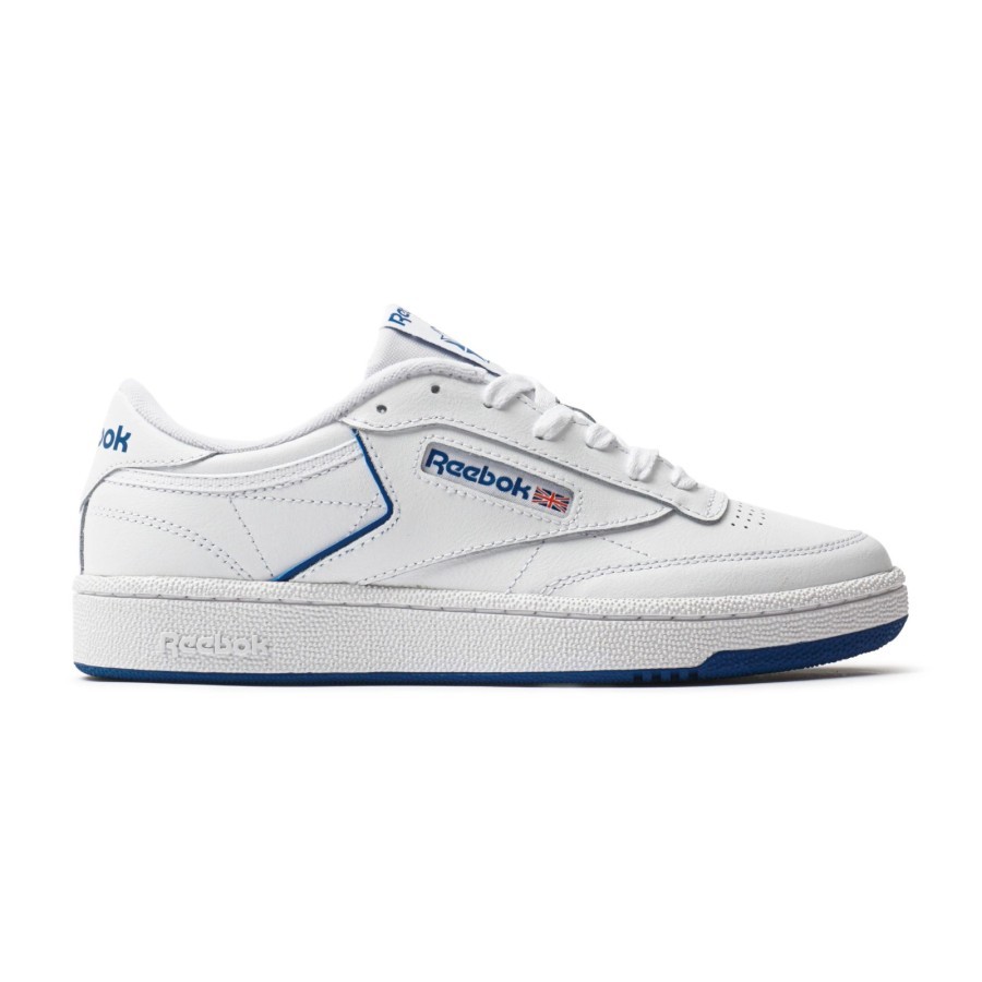 REEBOK CLASSIC CLUB C 85 WHITEBLACK BLUE ORIGINAL | Shopee Malaysia