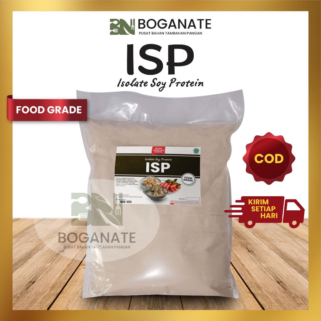 ISP Food Grade 1kg - Isolated Soy Protein / Chewy, Stabilizer & Fat ...