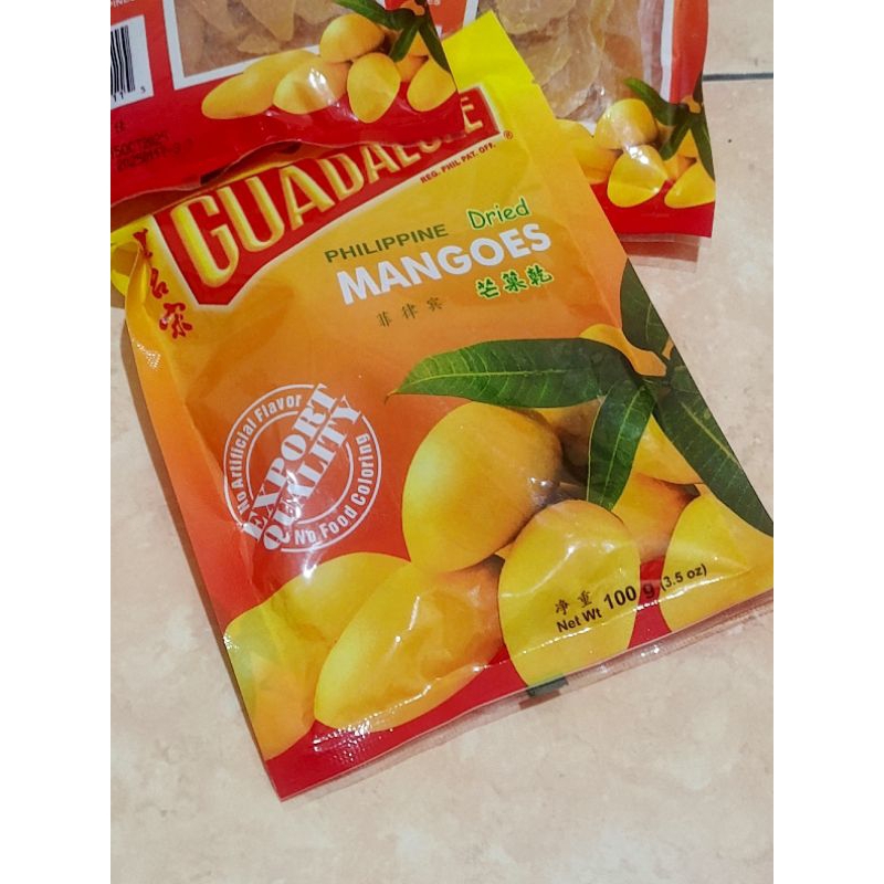ABiSIN STOCK Dried Mangoes Philippines GUADALUPE 100gr Export Quality ...