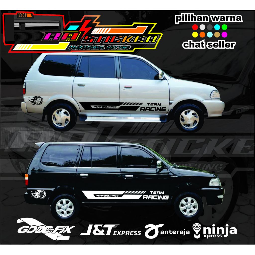 CAR STICKER LIST OF MINIMALIST SIDE BODY CAR CUTTING STICKER KIJANG ...