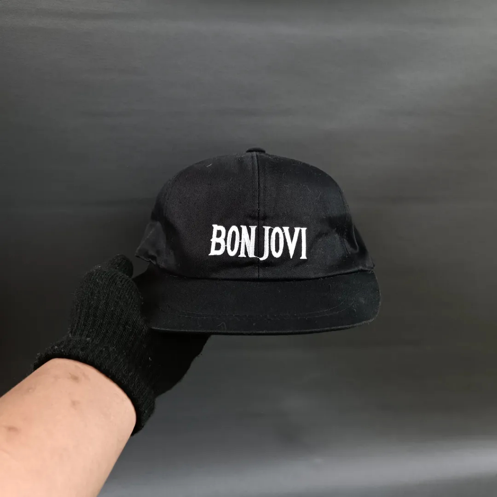 HITAM Simple Cap Music Hat Unisex Band Hat for Men Wantia BON JOVI ...