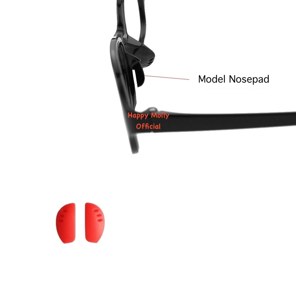 MERAH 1 Pair Nose Pad [Red] Prevent Dropping Nose Support Glasses - Non ...