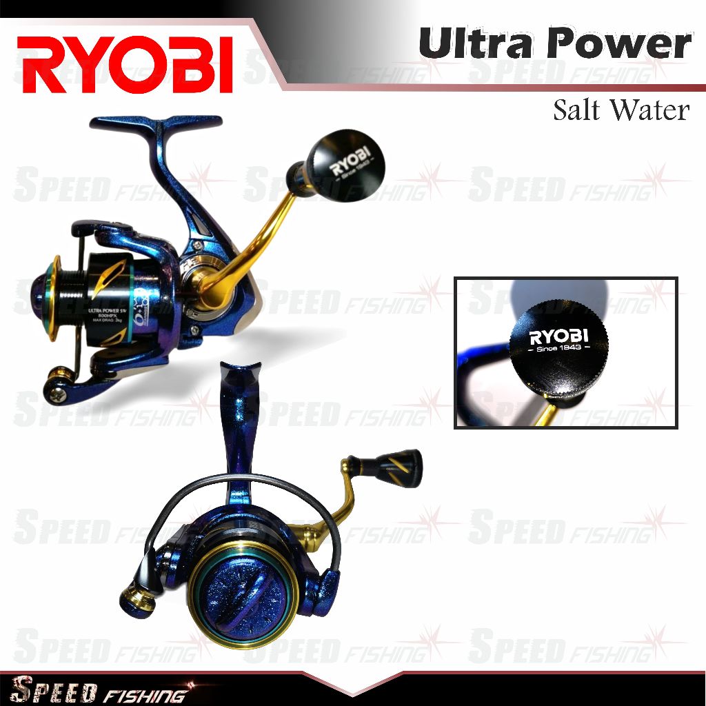 RYOBI Fishing Reel Ultra PowerRYOBI SW 500 800 1000 HPX Ultra ...