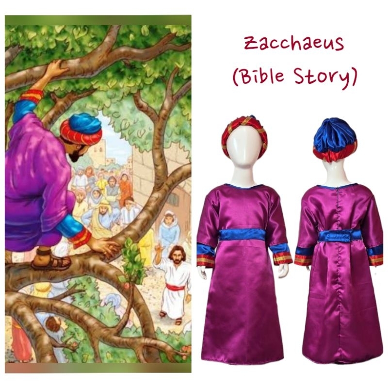 Zacchaeus Religious Costumes Bible Stories for Children and Adults ...