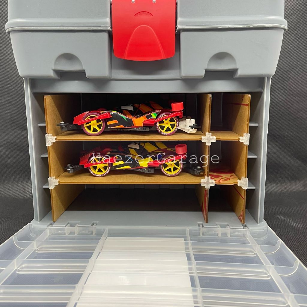 Tamiya Bulkhead MaxBuilt AZKO Box 3 Tier Car Box Mini4wd Acrylic ...
