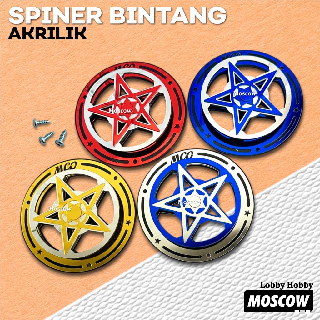 STAR SPINER MATIC FAN COVER TWO TONE ACRYLIC 3MM ENGINE COVER PROTECTOR ...