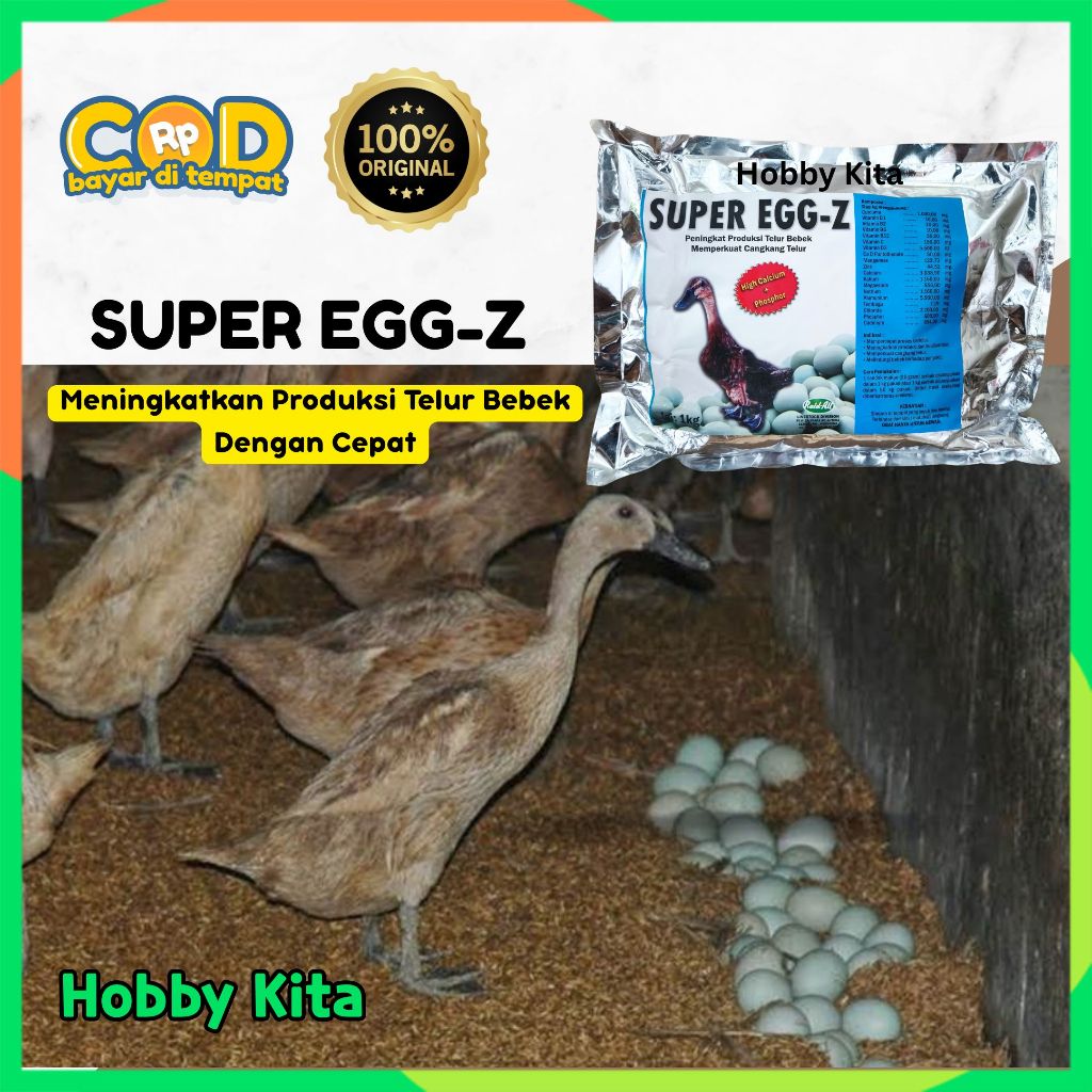 SUPER EGG-Z Laying Duck Vitamins 1Kg Duck EGG Production Booster, Lots ...