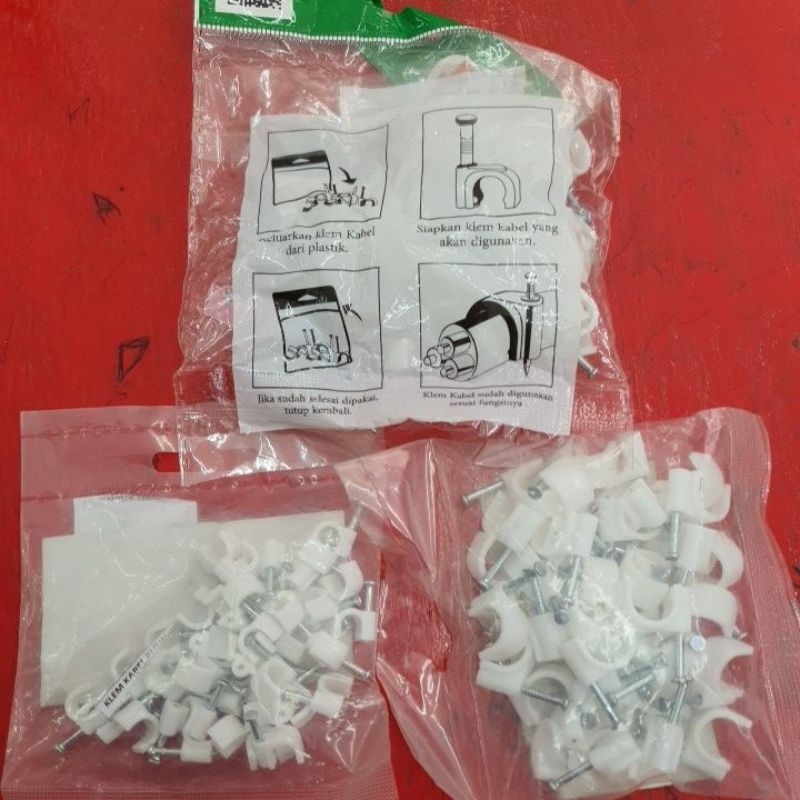 Cable clamps / cable clamps round cable clips / 6mm cable clamps / 8mm ...