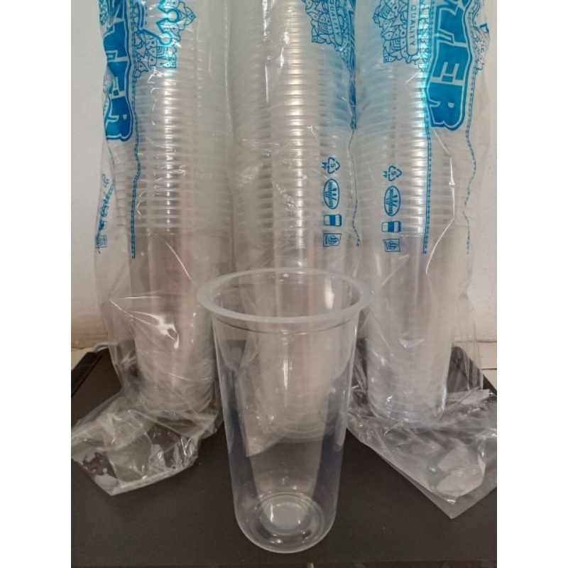 22oz Master Oval Clear Plastic Cups (Contains 50pcs) | Shopee Malaysia