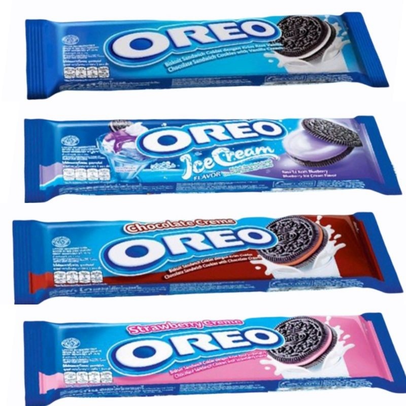 OREO SANDWICH BISCUITS LUP 2000 STRAWBERRY VANILLA CHOCOLATE ICE CREAM ...