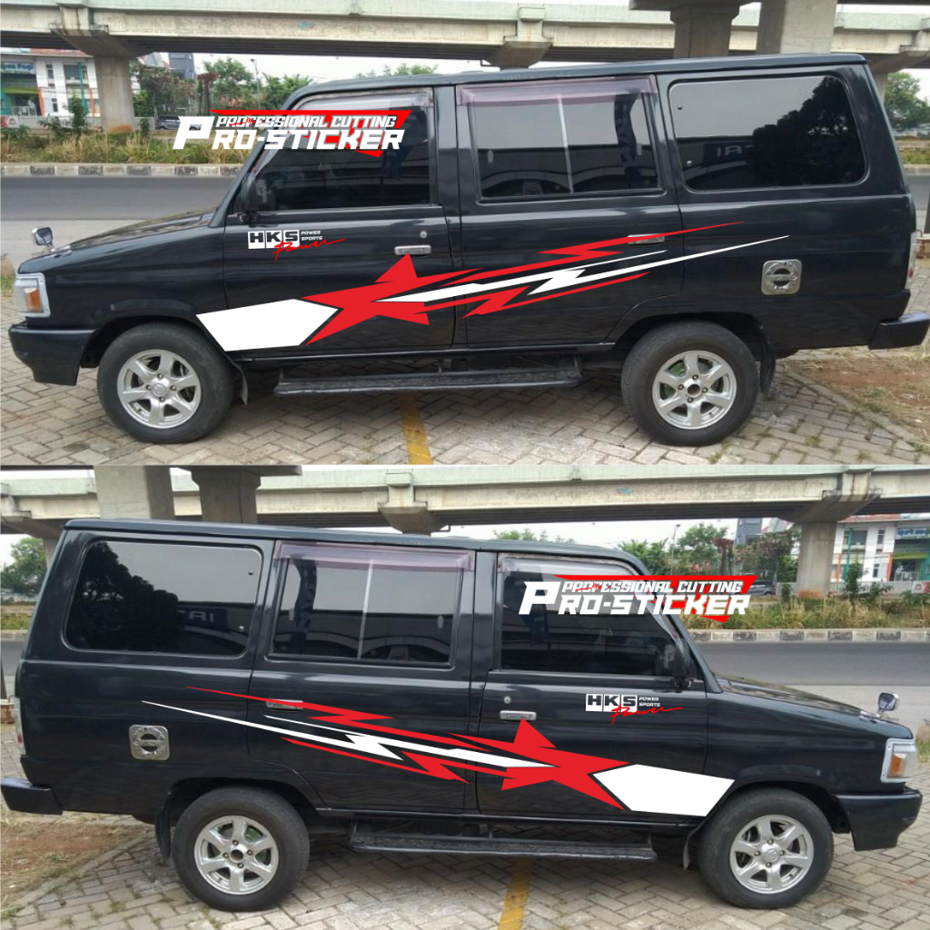 Kijang Super Car Sticker Kijang Super Side Body Sticker Kijang Super ...