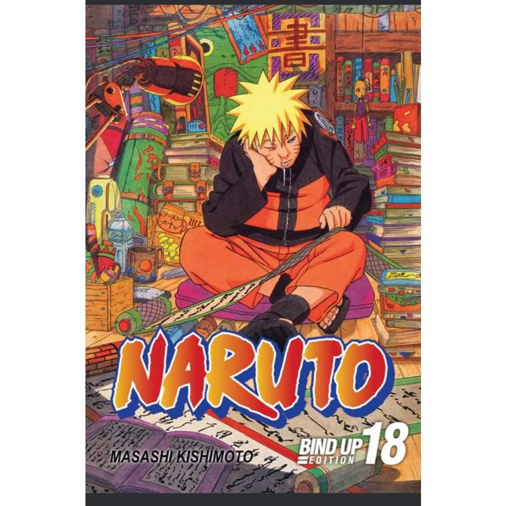 Naruto Bind Up Edition 18 Comic by Masashi Kishimoto | Shopee Malaysia