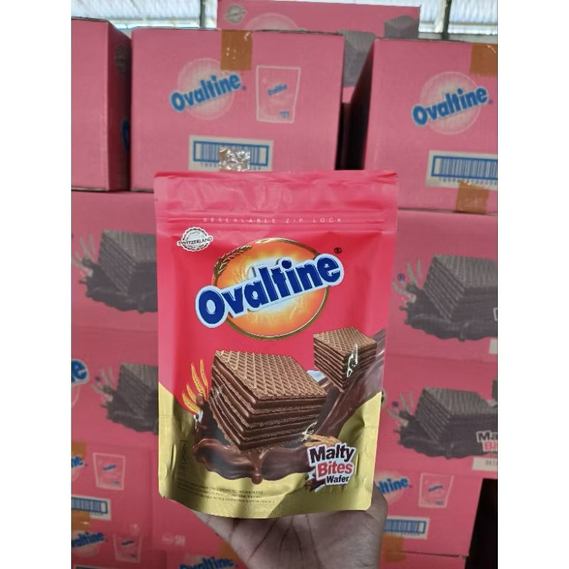 Ovaltine malty bites wafer chocolate flavored wafer pouch 150'gr by ...