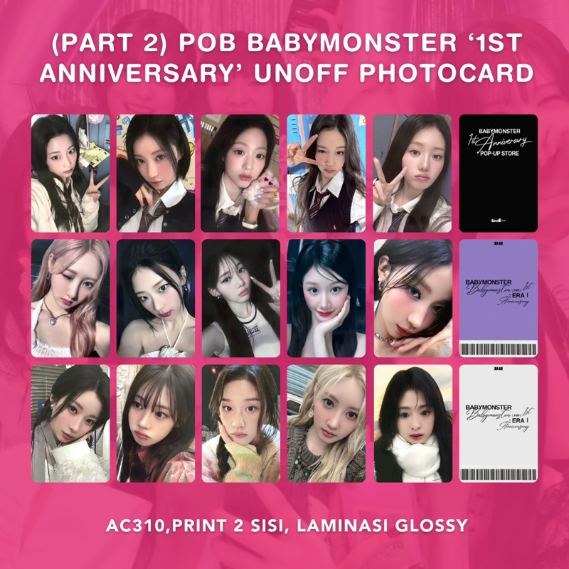[PART 2] POB BABYMONSTER 'ERA I : FIRST ANNIVERSARY PHOTOBOOK ...