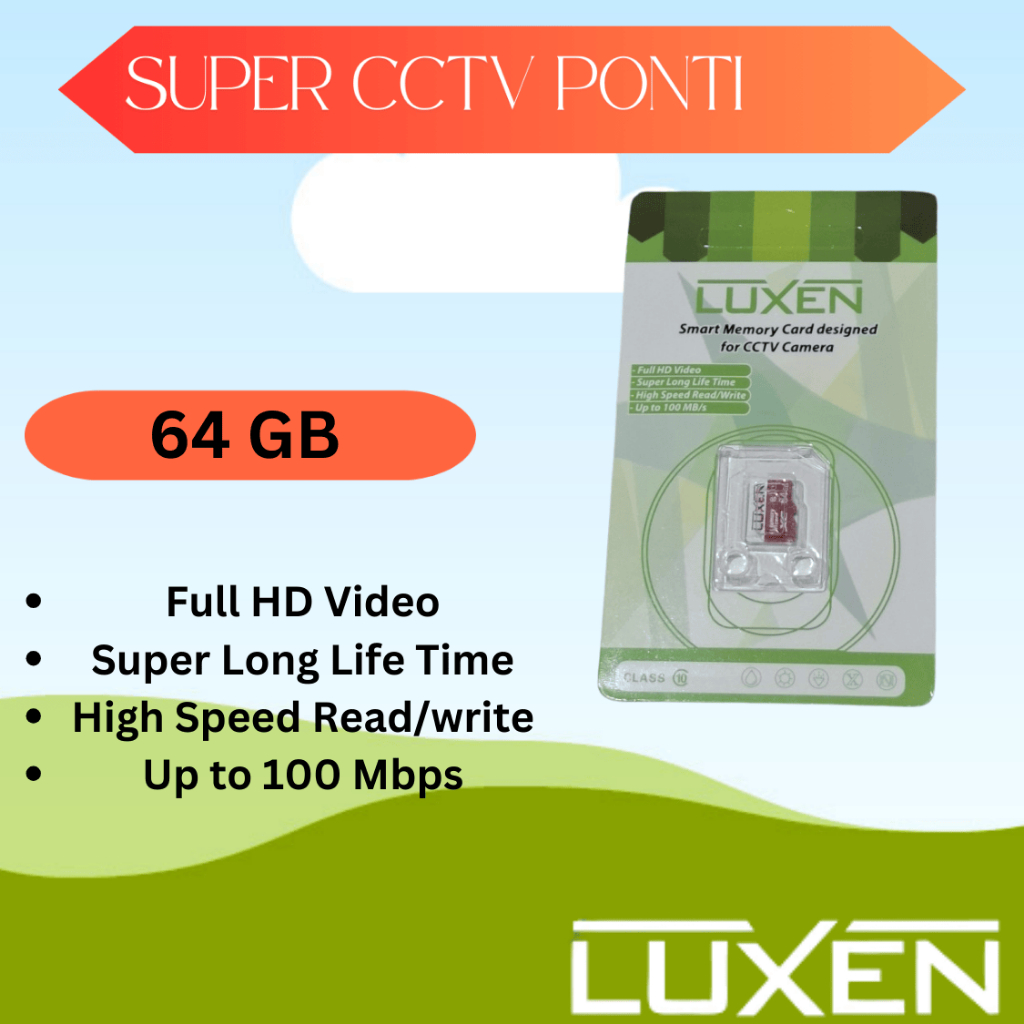 LUXEN 64GB MICRO SD MEMORY CARD CCTV | Shopee Malaysia