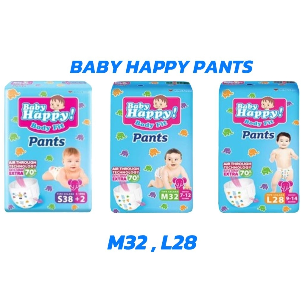 Baby Happy pants BabyPopok (1 pcs) Pampers Baby HappyPopok size M32 ...
