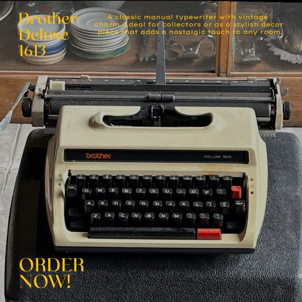 MESIN Brother 1613 Deluxe Typewriter | Shopee Malaysia