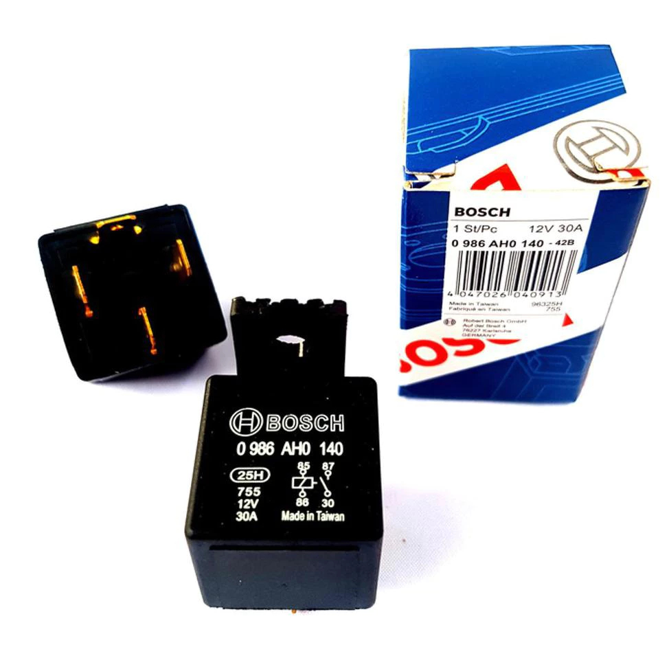 Bosch Relays Mini Relay 12V 30A 4 Pins [0986AH014042B] 100% Original ...