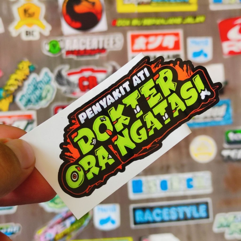Doctor ora's heart disease sticker says | Shopee Malaysia