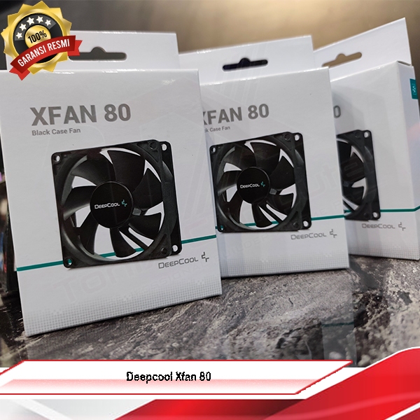 Deepcool XFan 80 Black PC Fan Case Casing 8 cm Internal Computer Fan ...