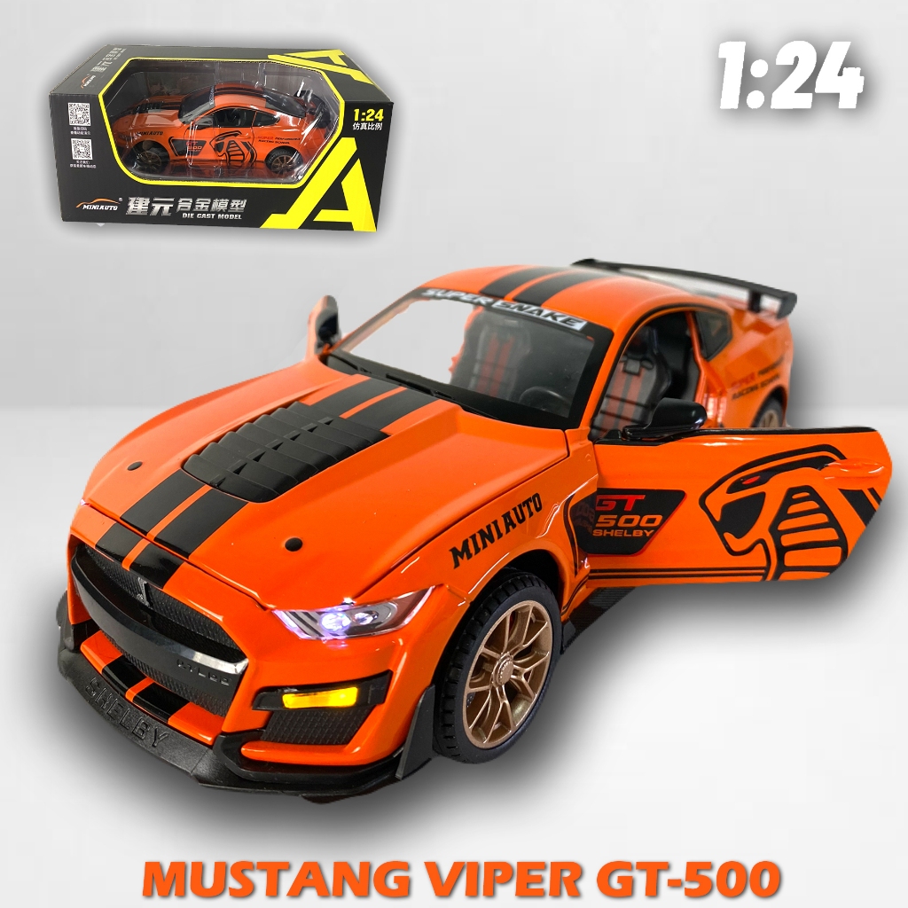 Diecast Sports Car Toy Can Turn on Lights & Sounds Mustang Brabus Dodge ...