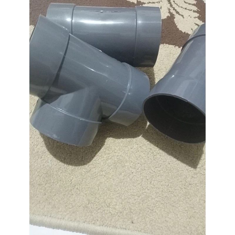 Socket Tee 3 inch PVC pipe connection fittings paralon pipe | Shopee ...