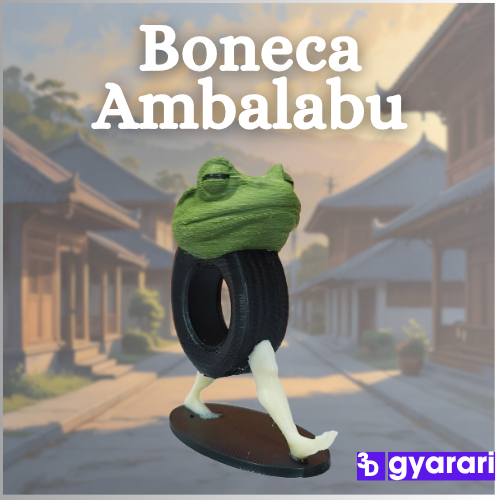 Boneca Ambalabu Meme Brainrot Funny Viral Action Figure Display ...