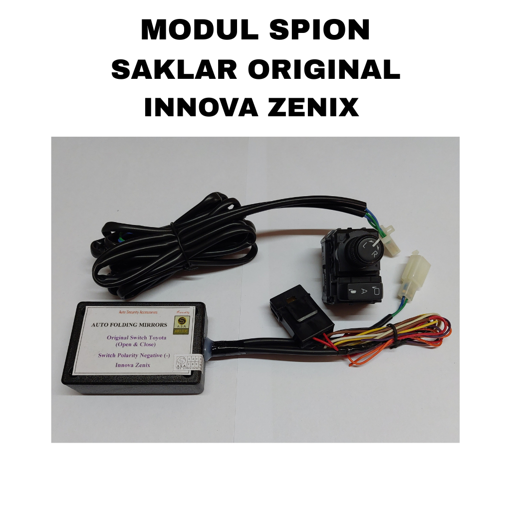 ORIGINAL INNOVA ZENIX SWITCH MIRROR MODULE+SAKLAR+CABLE SET /RETRACT ...