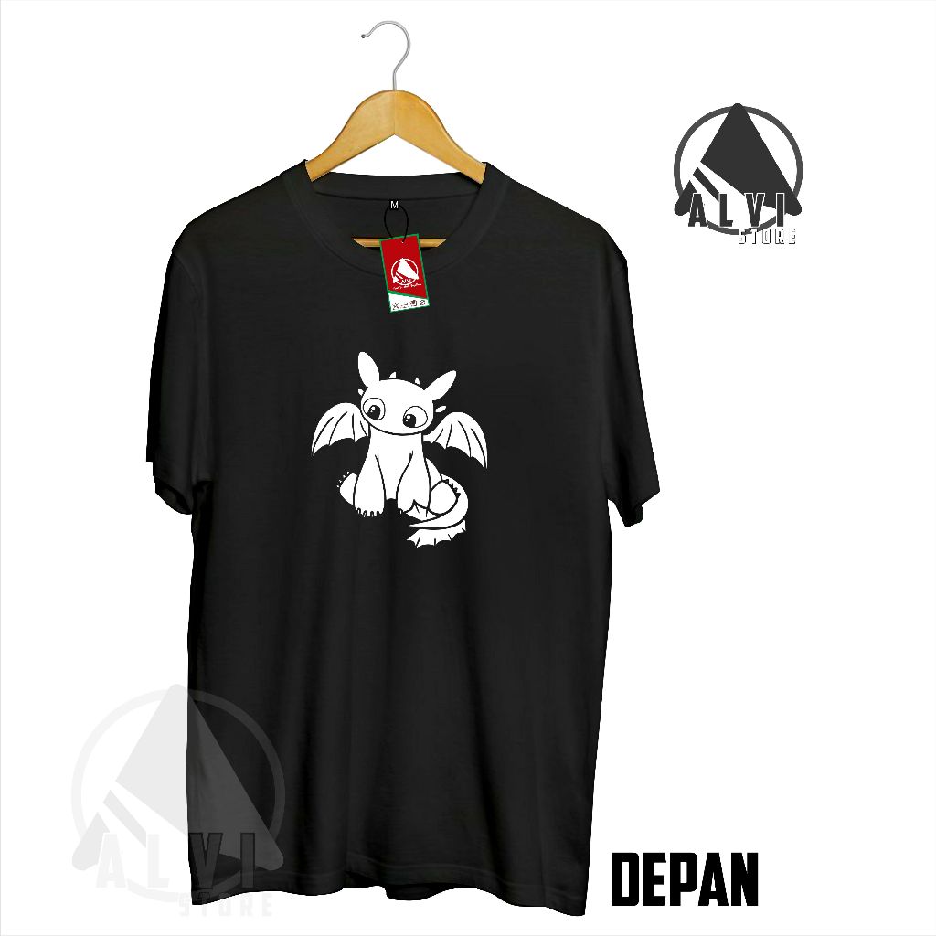 TOOTHLESS HOW TO TRAIN YOUR DRAGON distro t-shirt TOOTHLESS CHIBI ANIME ...