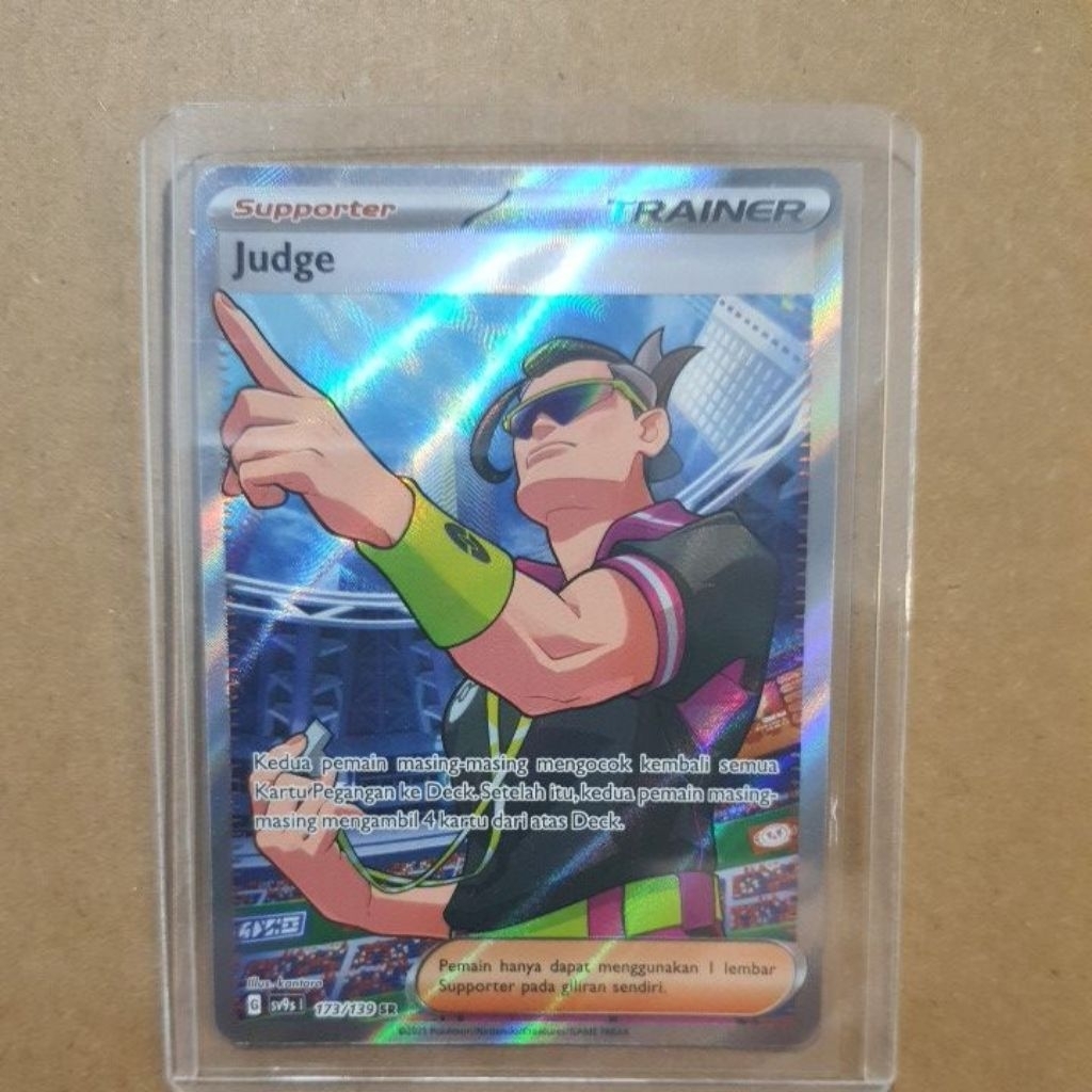 Judge SR TCG POKEMON / INDONESIAN POKEMON CARD | Shopee Malaysia