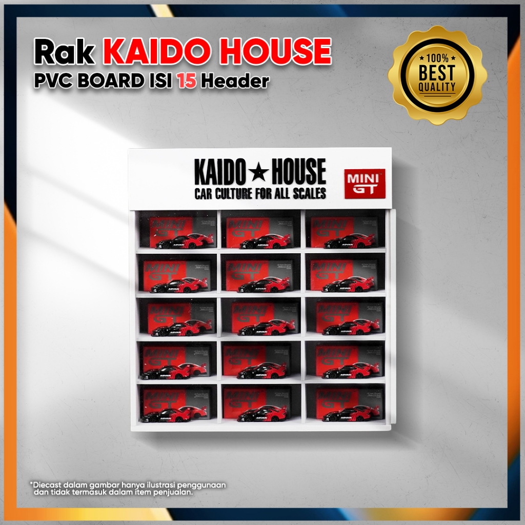 GT Kaido House Mini Rack contains 15 PVC Logos | Shopee Malaysia