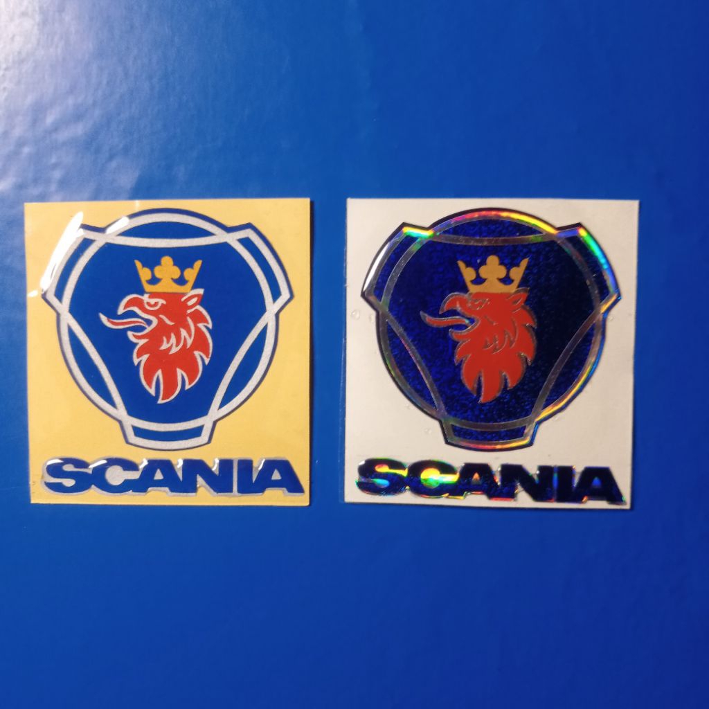 SCANIA Logo Embossed Sticker Car Body Sticker Reflective Sticker ...