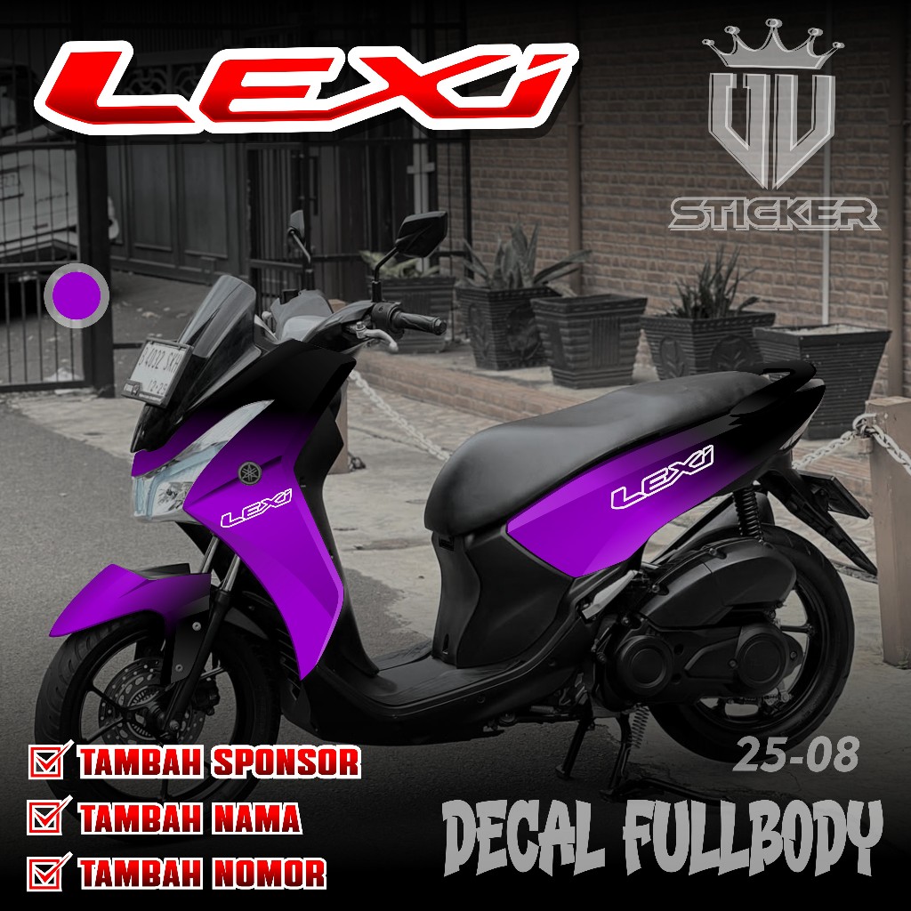 NEWEST Full body Decal Sticker Yamaha LEXI 125 2018 2019 2020 2021 2022 ...