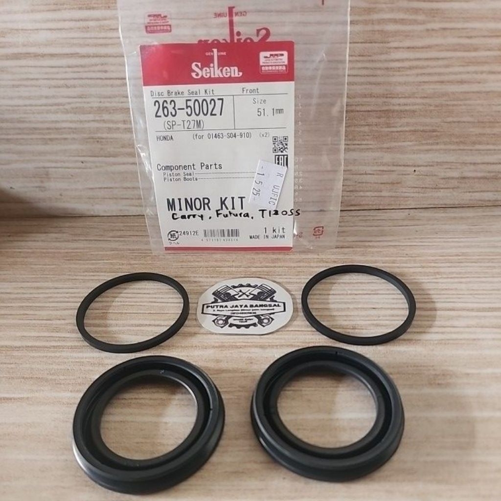 Rubber Caliper Kit 263-50027 SP-T27M Carry, Futura, T120SS Seiken ...