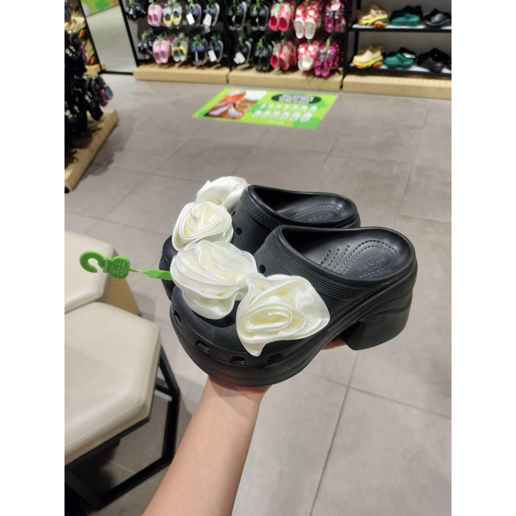 SIREN CLOG BY CROCS WOMEN ORIGINAL (JIBBIT CAN BE REMOVED) | Shopee ...