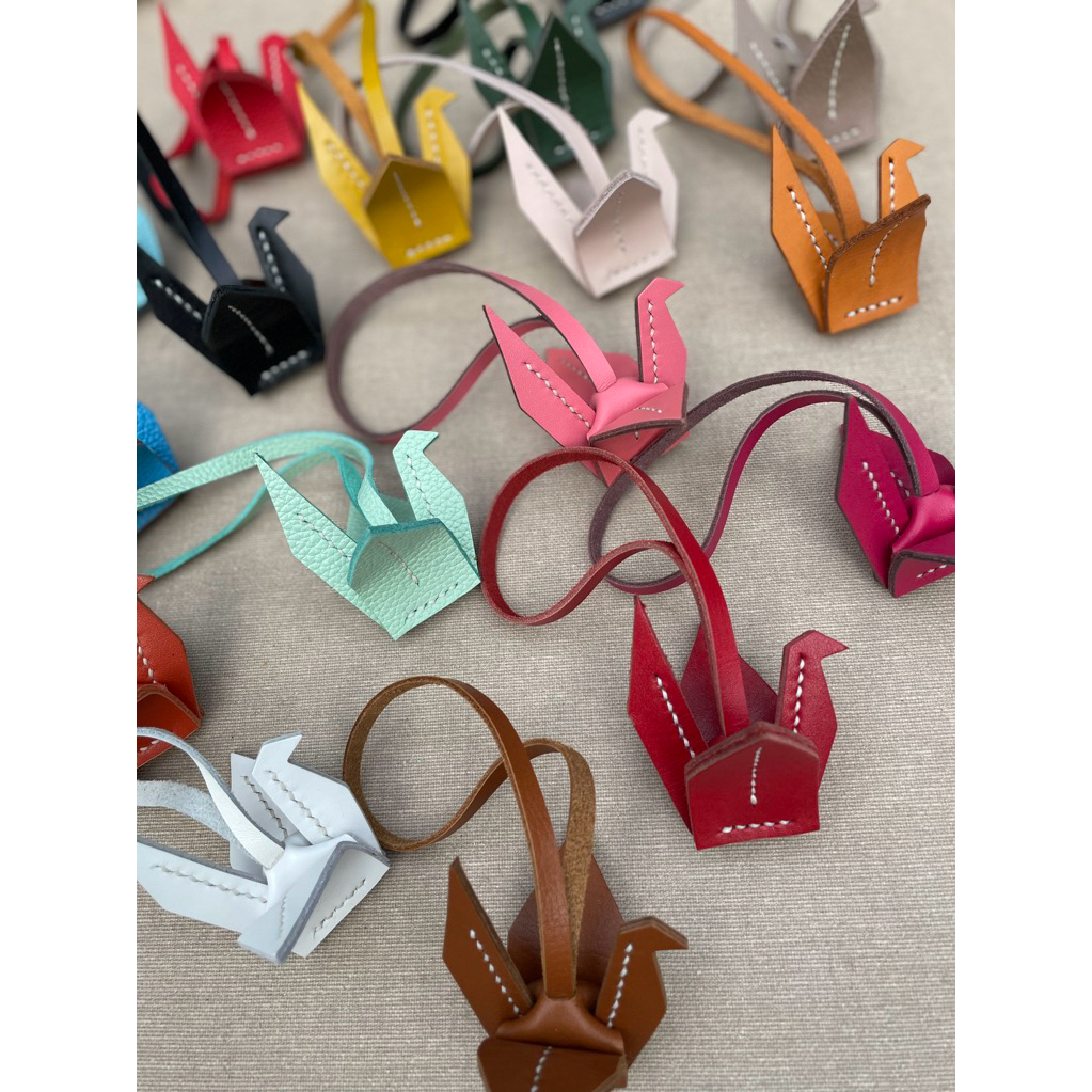 Leather Origami Crane Keychain | DJAWEED | Shopee Malaysia