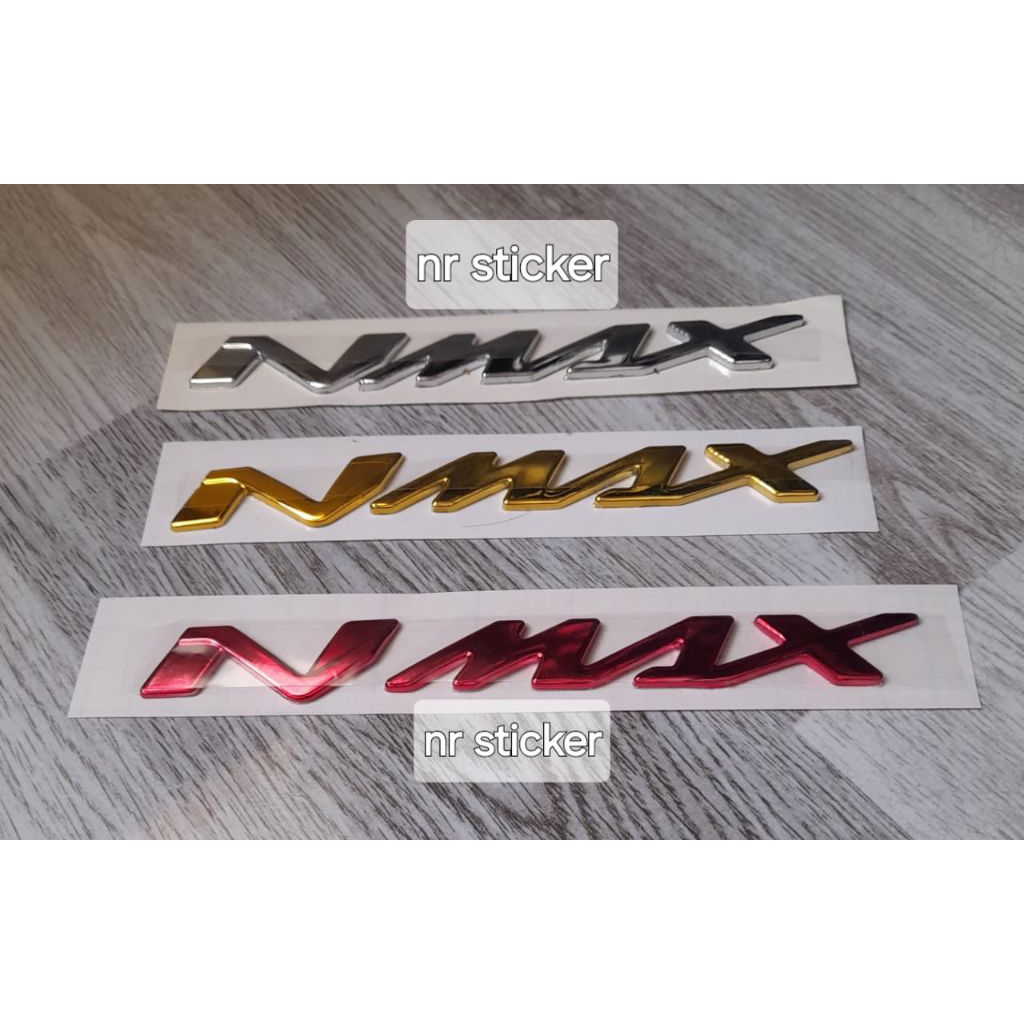 Original embossed Yamaha Nmax logo emblem/ original Yamaha Nmax logo ...