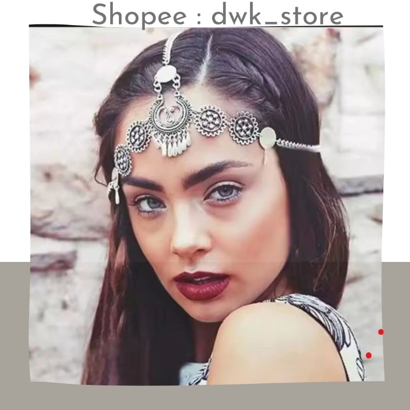 Headchain Headpiece Gypsum Crown Head Chain Gatsby Boho Bohemian ...