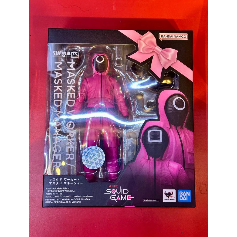 Shf MASKED WORKER/MAGER MASK/SQUID GAME FIGURE | Shopee Malaysia