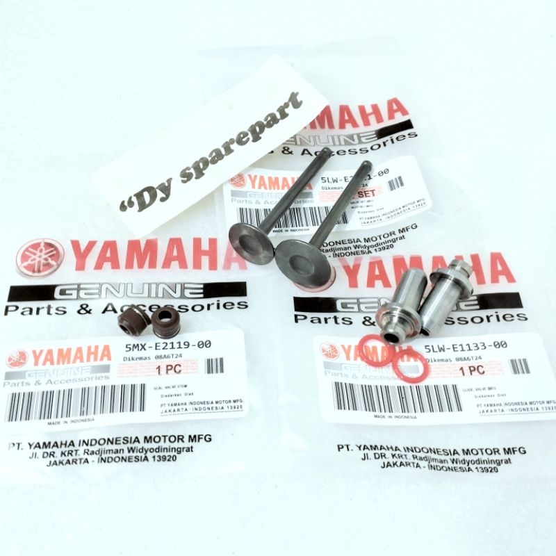 Valve bottle Bosh + valve set + valve seal Mio sporty soul Fino 5LW ...