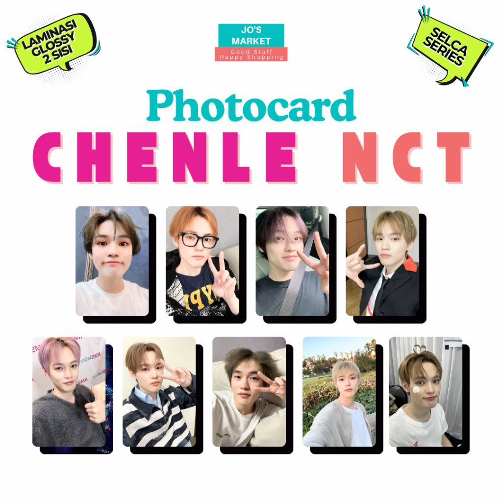 Jo's Market Photocard Chenle NCT Dream Selca Series Selfie Unofficial ...
