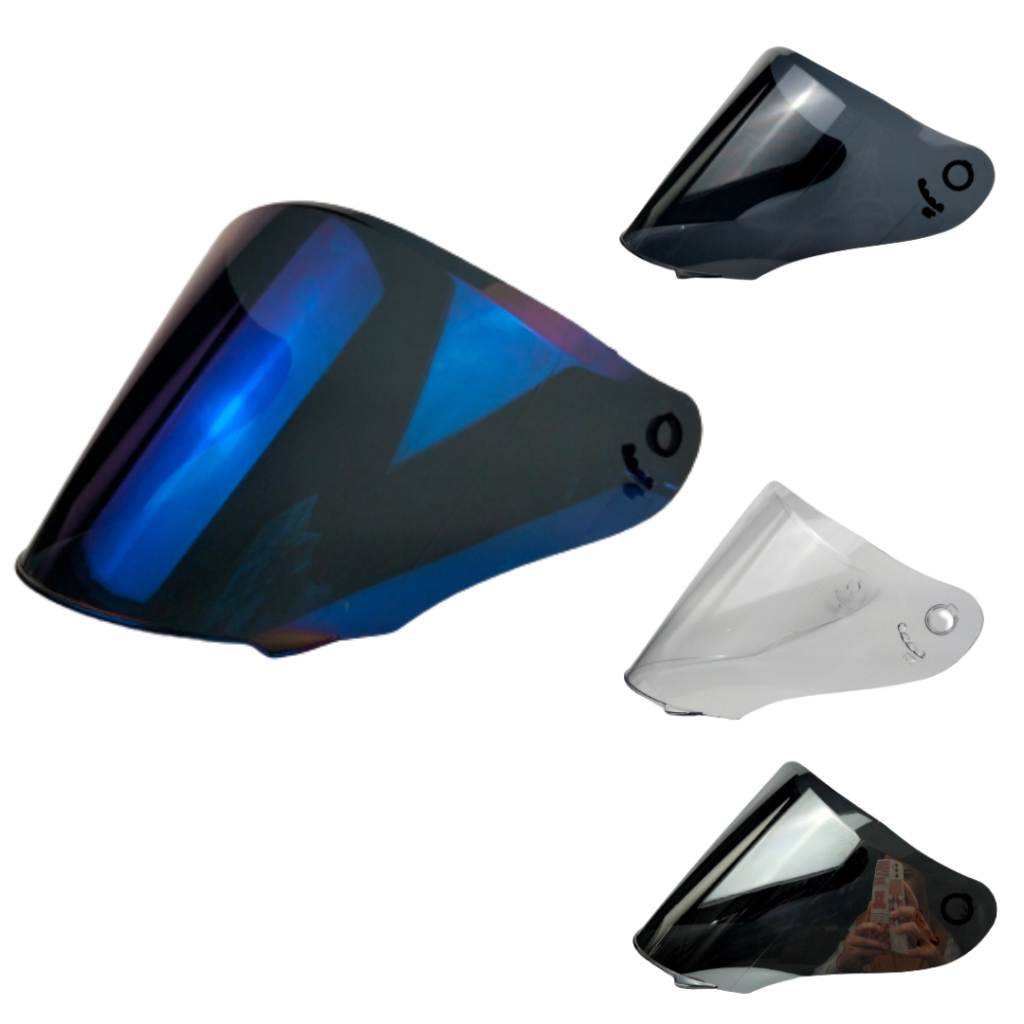 JS VENOM IRIDIUM Motorcycle HALF FACE HELMET VISOR Helmet Motor ...