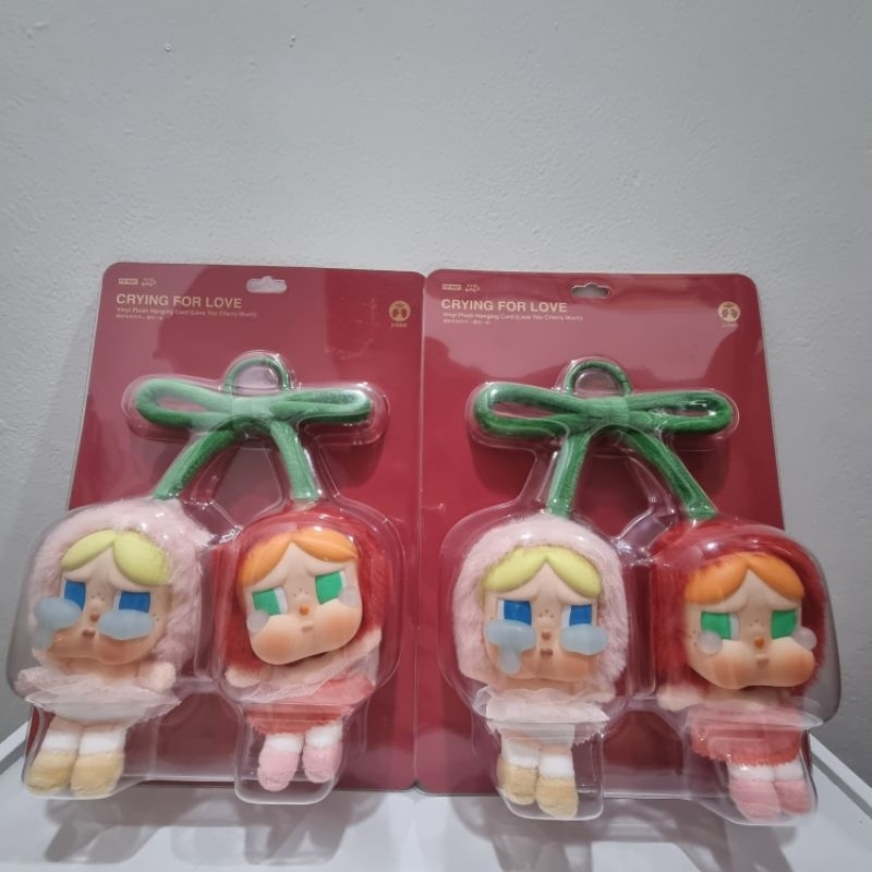 Pop MART Crybaby Love You Cherry Much Vinyl Plush Crying For Love ...