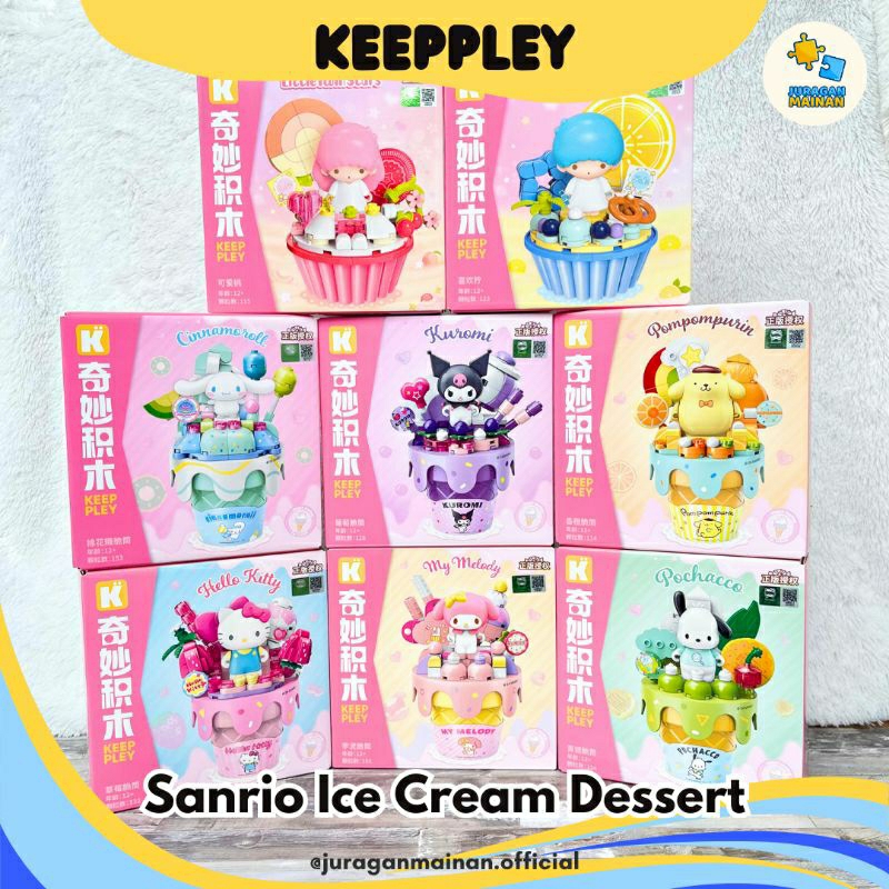 Keeppley sanrio ice Cream - sanrio ice Cream cone Cute Juragan Brick ...