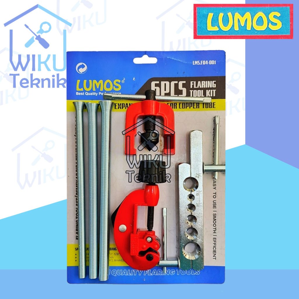 Flaring Tool Set 6 Pcs LUMOS Copper Refrigerator AC Pipe Installer ...