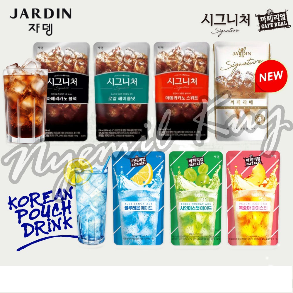 JARDIN SIGNATURE Korean Pouch Coffee 230ml - ance Jardin Korea Coffee Drink Pouch Americano ...