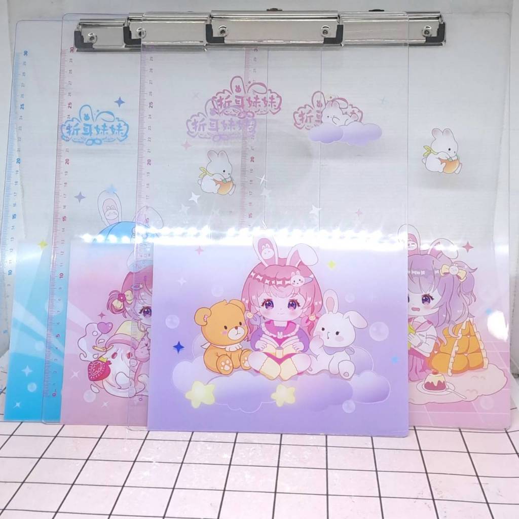 Korean Princess Chibi Girl Space Fancy Clear Transparent F4 Exam Clip ...
