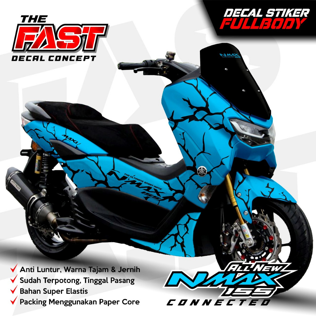 (ANTILUNTUR) New nmax Sticker Decal Yamaha nmax 155 new Fullbody ...