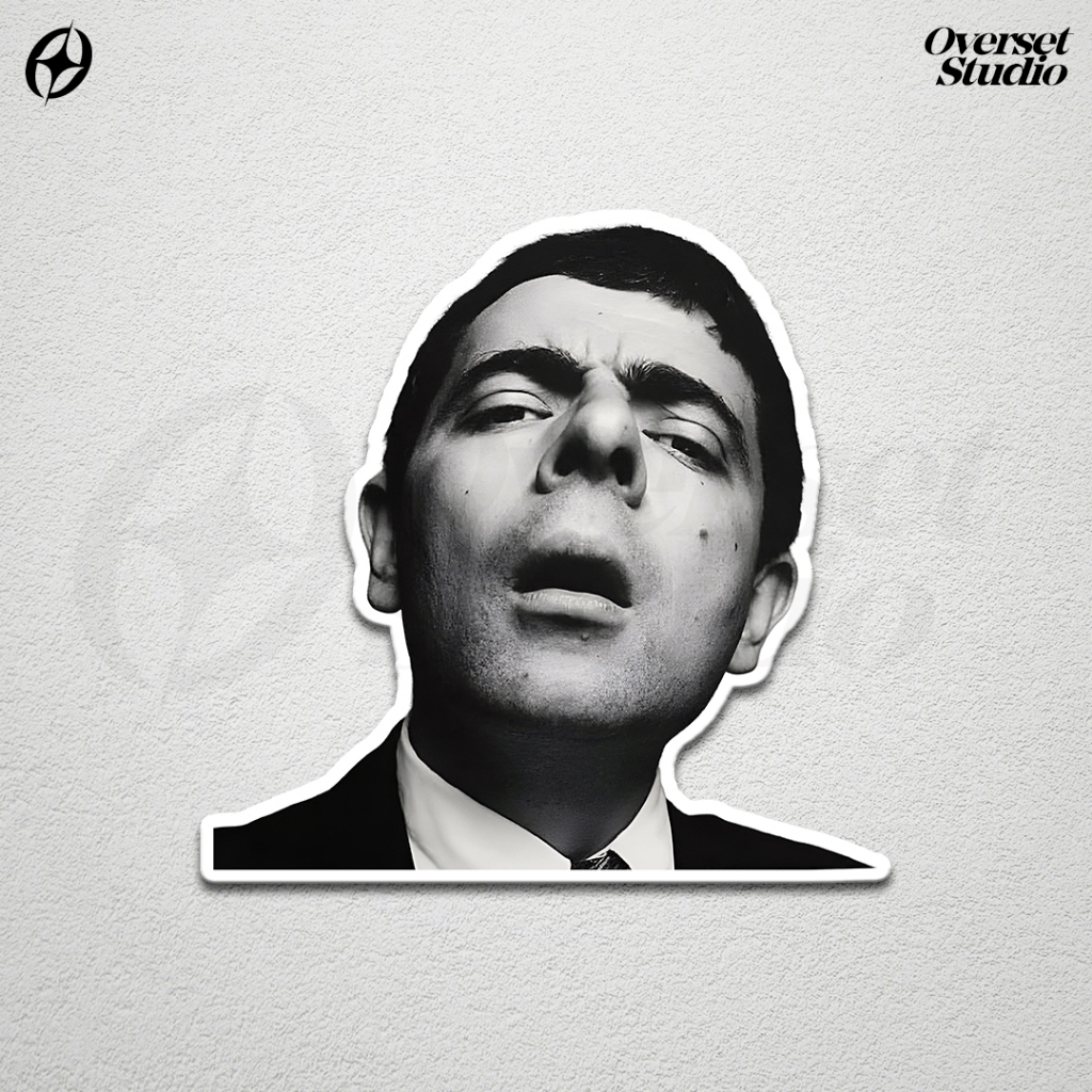 LOKAL Mr. Stickers Mr. Bean / Aesthetic Stickers Bean / Glossy Vinyl ...