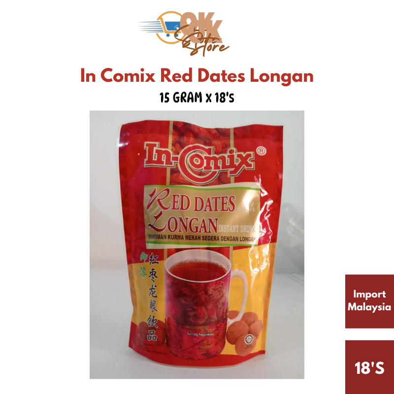 Incomix Instant Red Date Tea Angco Tea Fill 18'S (Expiry 13 August 2026 ...